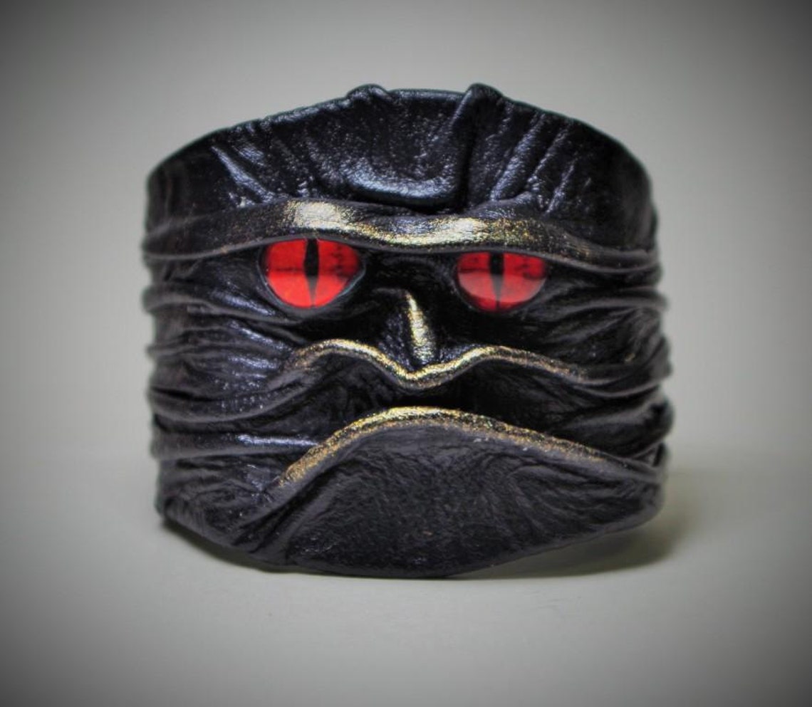Evil Eye Snake Eye Dragon Eye Adjustable Black Leather - Etsy