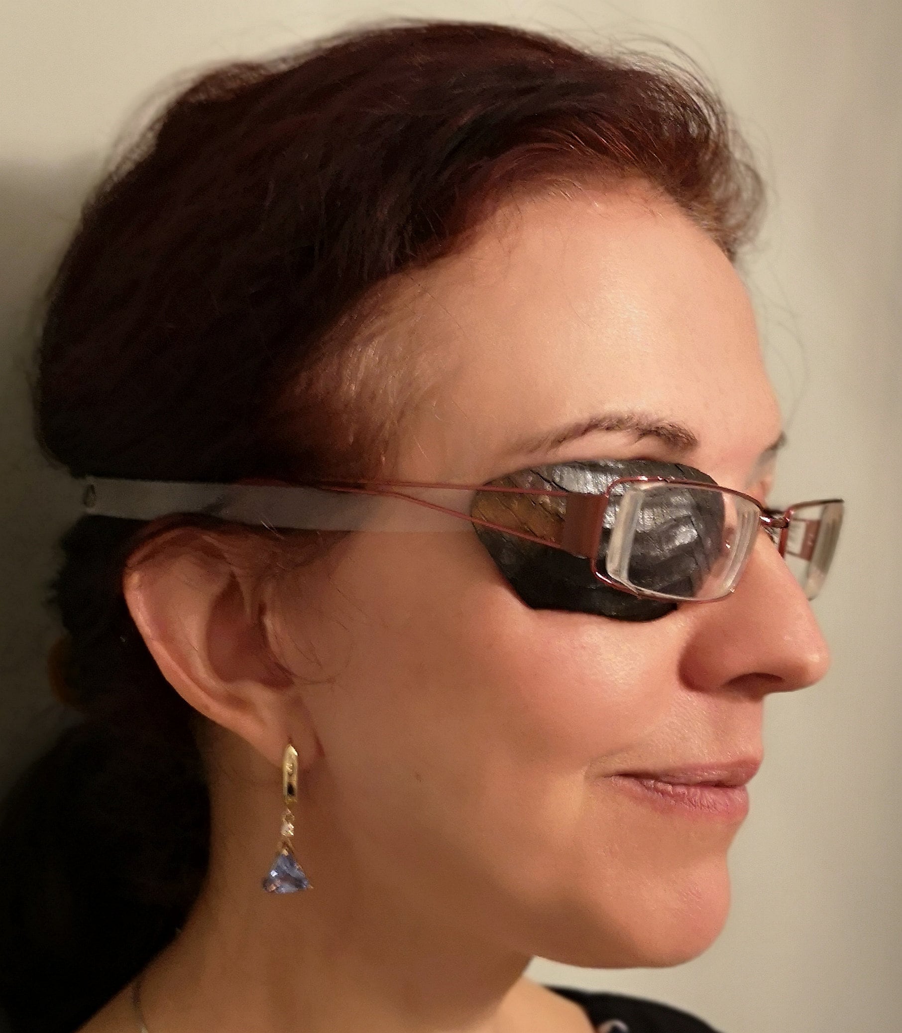 Leather Slim 3D Eye Patch. Snake skin. Suitable for Permanent | Etsy