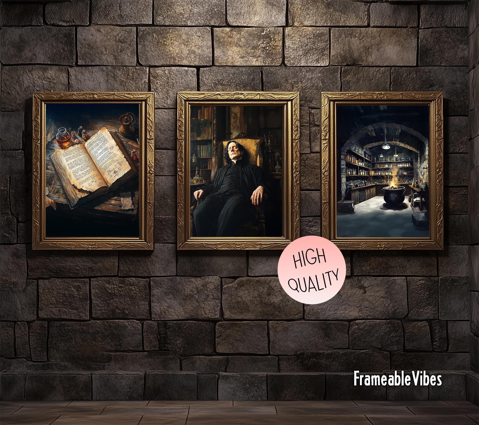Set of 12 Headmaster Printable Portraits, Magical Wall Art, PDF Digital ...