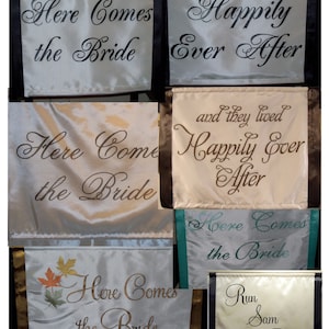 Here Comes the Bride Banner Wedding Ceremony Decoration Aisle Decor ...
