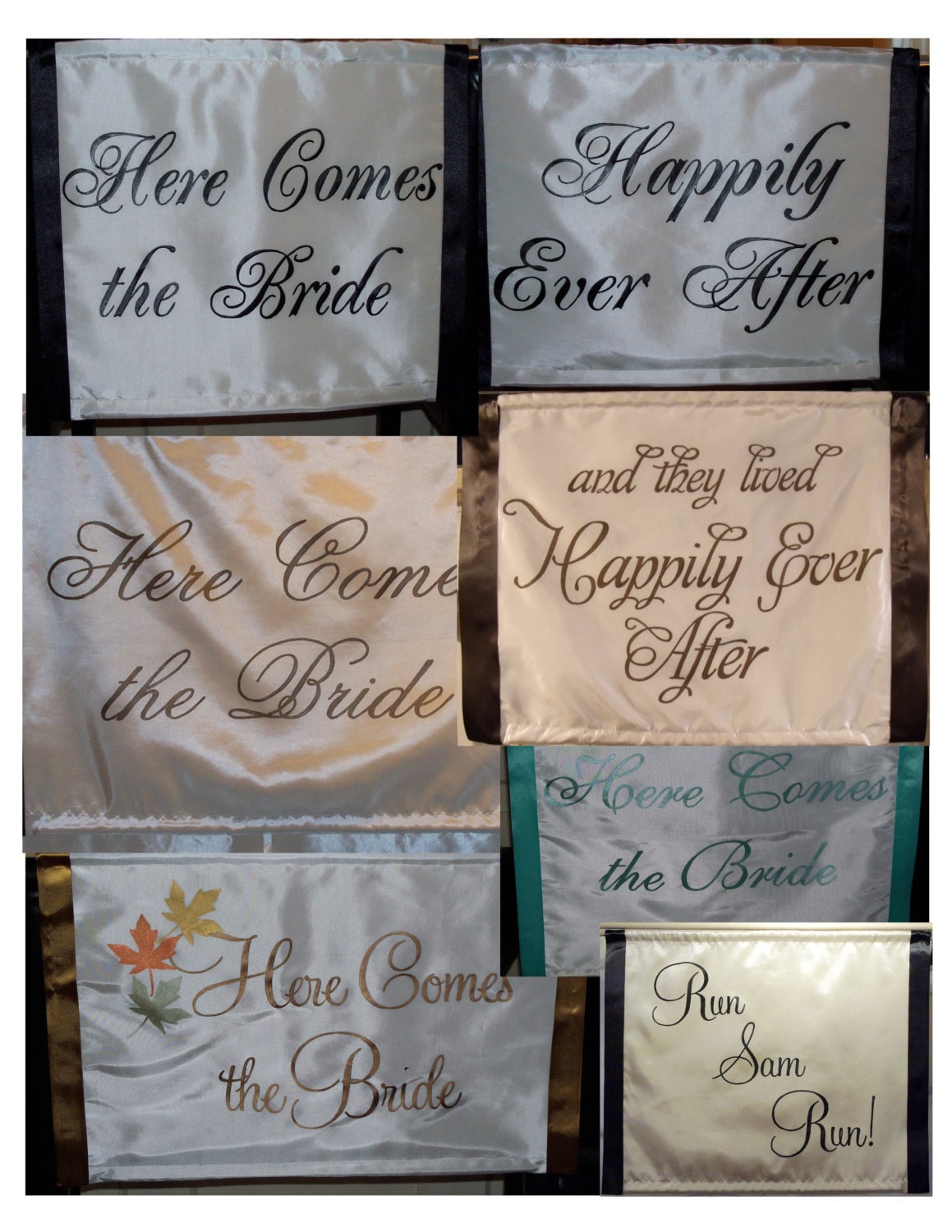 Here Comes the Bride Banner Wedding Ceremony Banner Sign | Etsy