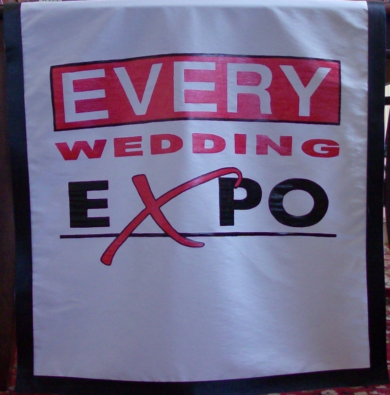 Company Trade Show Banner Table Runner Logo Corporate Event Advertising ...