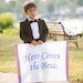 Here Comes the Bride Banner Wedding Ceremony Decoration Aisle Decor ...