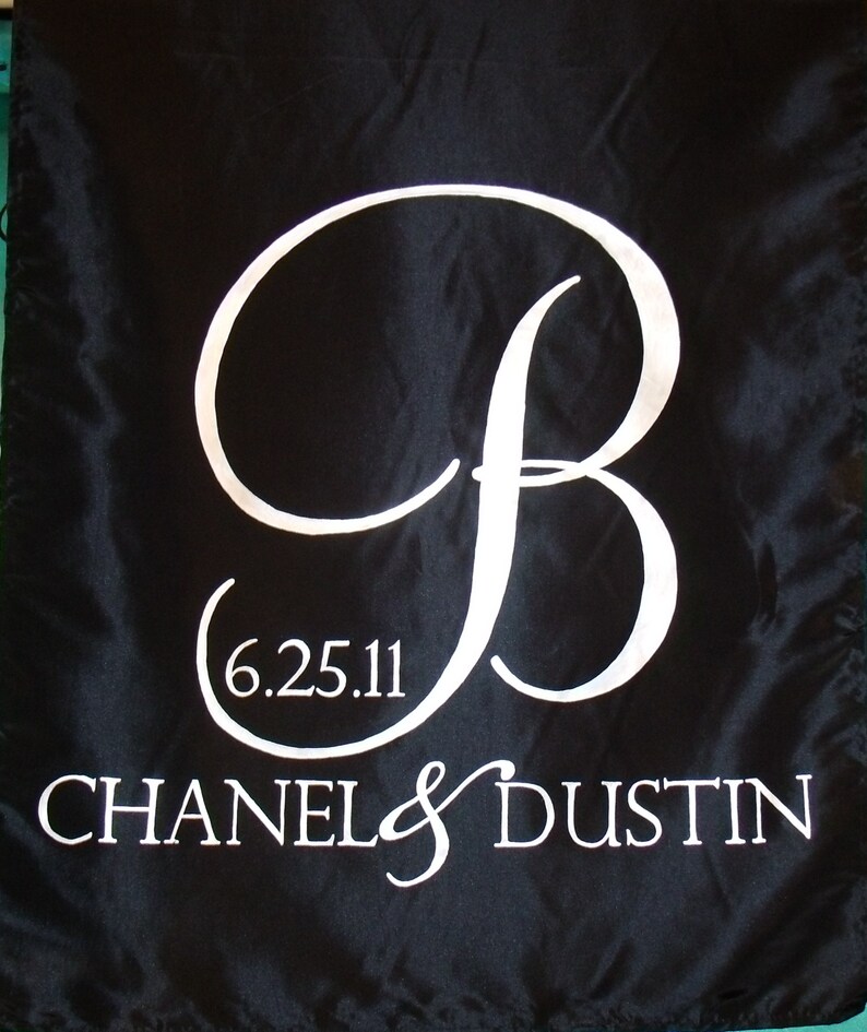 Custom Wedding Table Runner Personalized Monogram Table Sign - Etsy