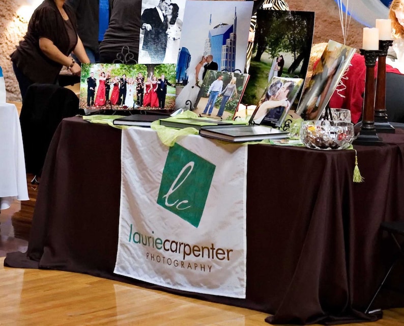 Company Trade Show Banner Table Runner Logo Corporate Event Advertising ...