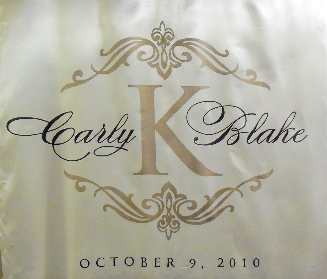 Wedding Aisle Runner Isle Runner Real Fabric Runner Personalized Hand ...