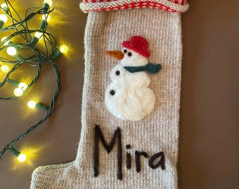 Christmas Stocking Applique | Etsy