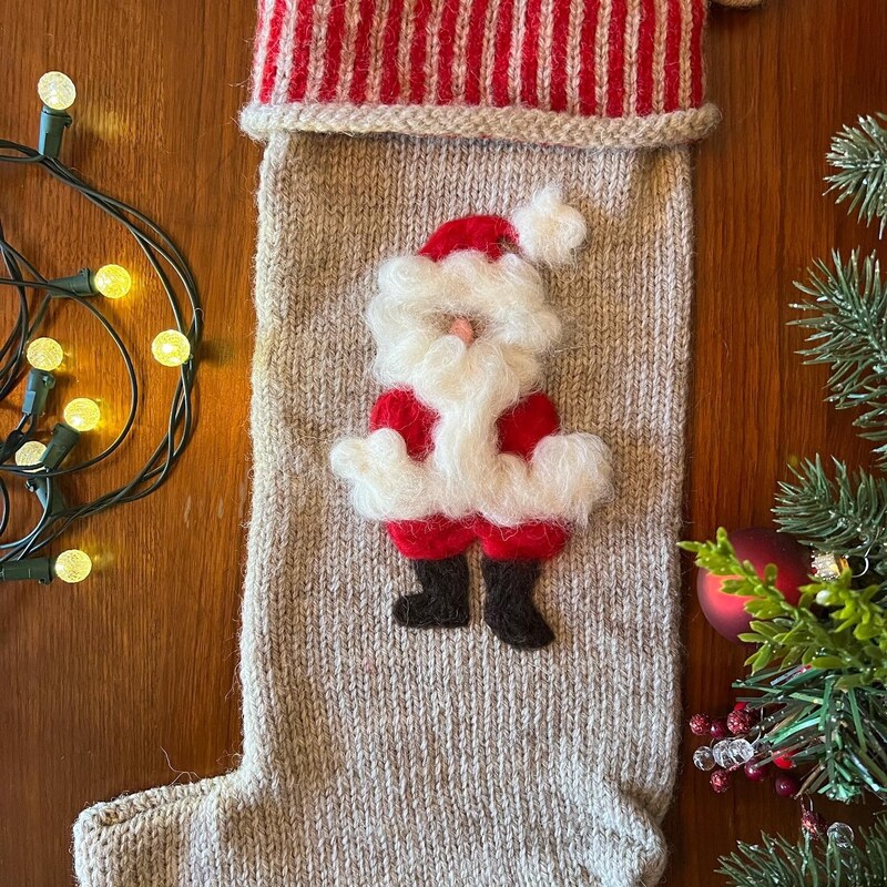 Felted Wool Stocking - Etsy