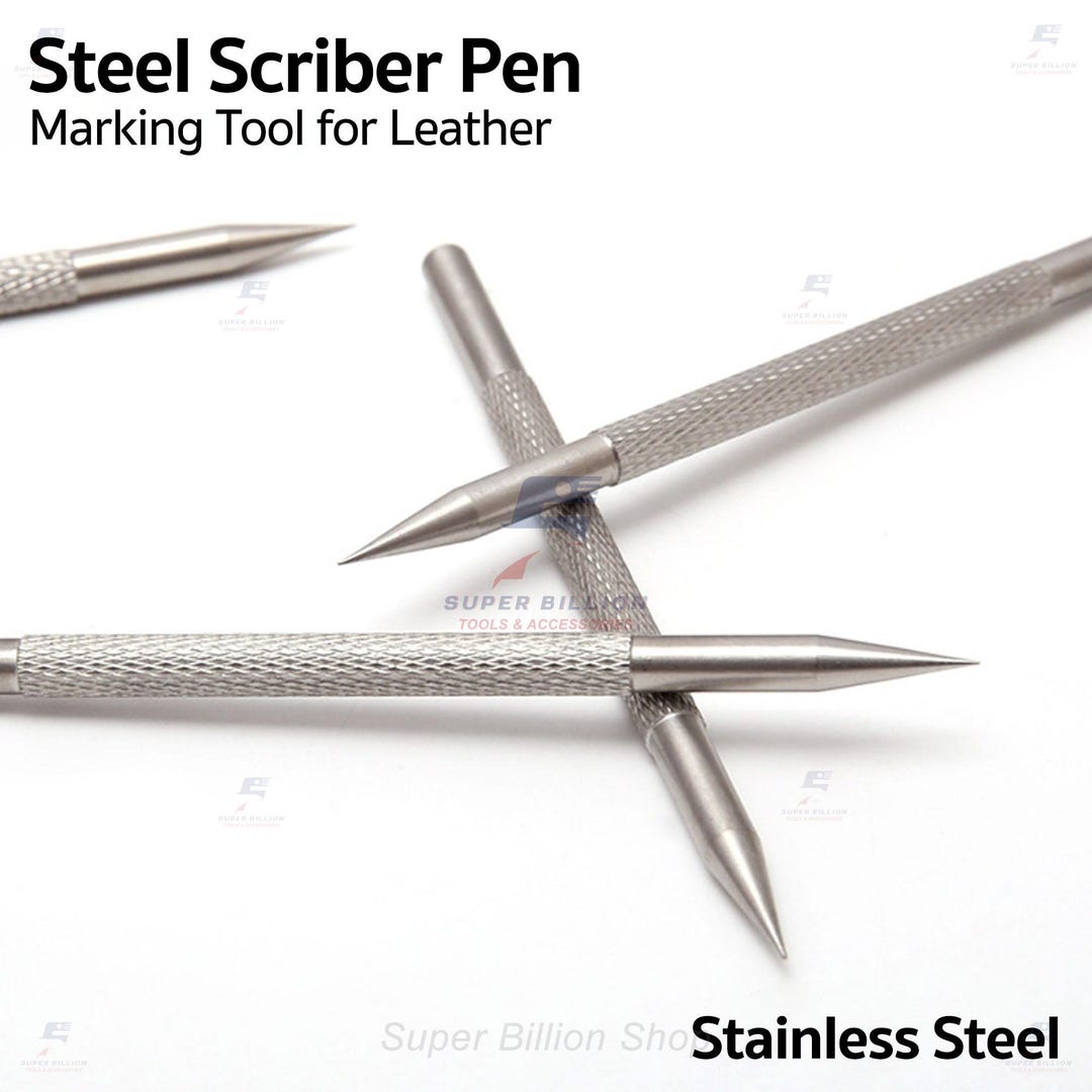 Stainless Steel Scriber Pen – Precision Marking Tool for Leather, Metal ...