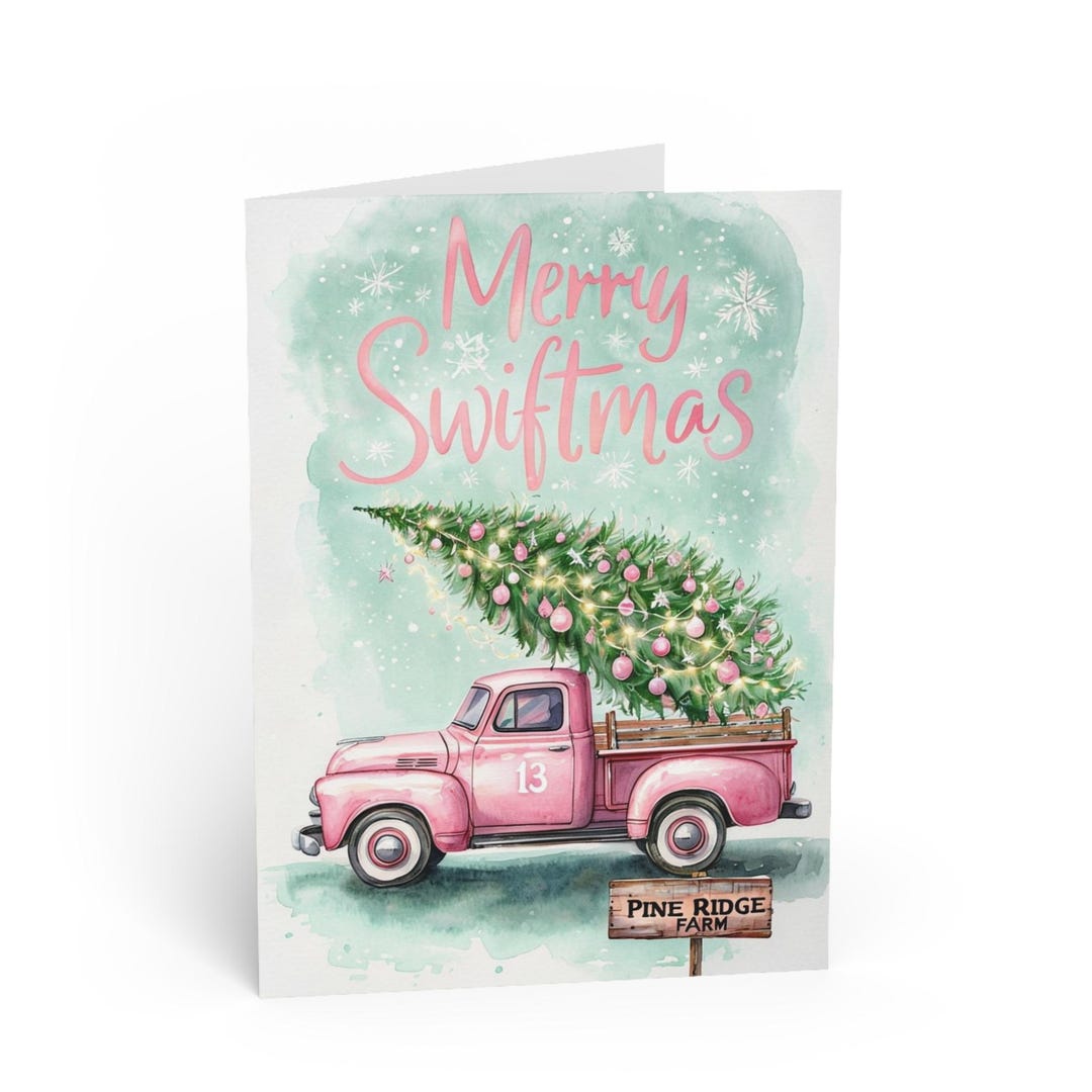 Merry Swiftmas Cards, Christmas Tree Farm Edition - Etsy
