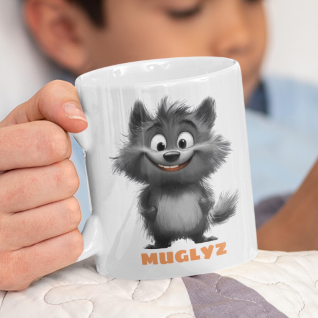 Official Muglyz Werewolf Little Sidekick Cartoon Character Mug for ...