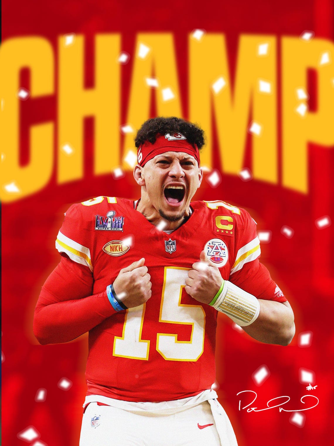 Patrick Mahomes Print - Etsy