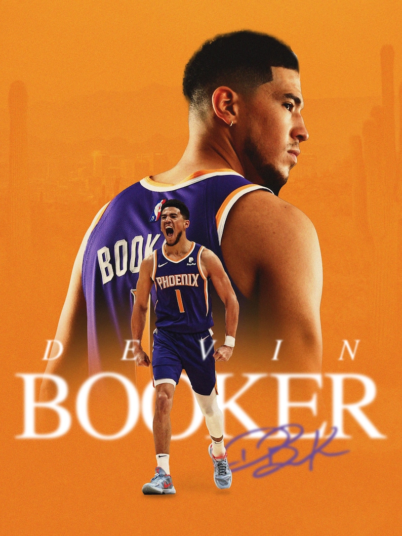 Devin Booker Print - Etsy