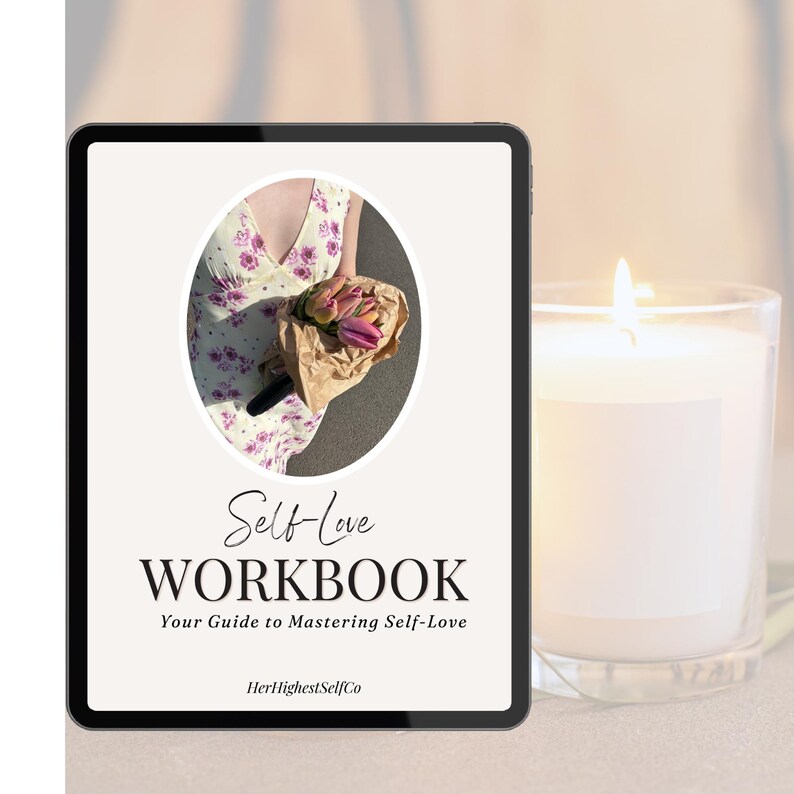 Self Love Workbook, Self Care Workbook for Women, Confidence Building ...