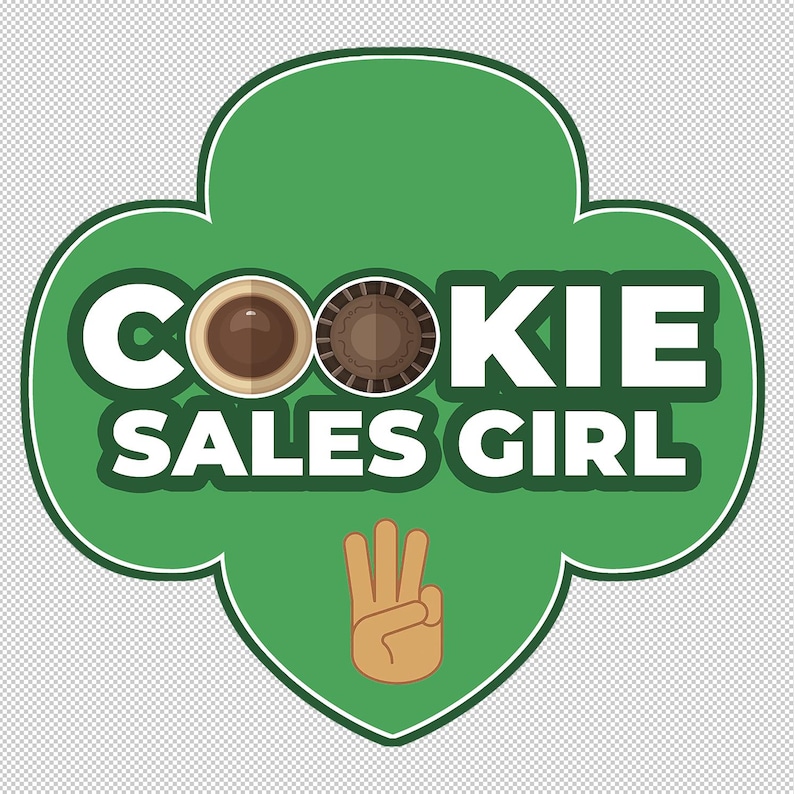 Girl Scouts Cookie Sales Girl Printable Download - Etsy