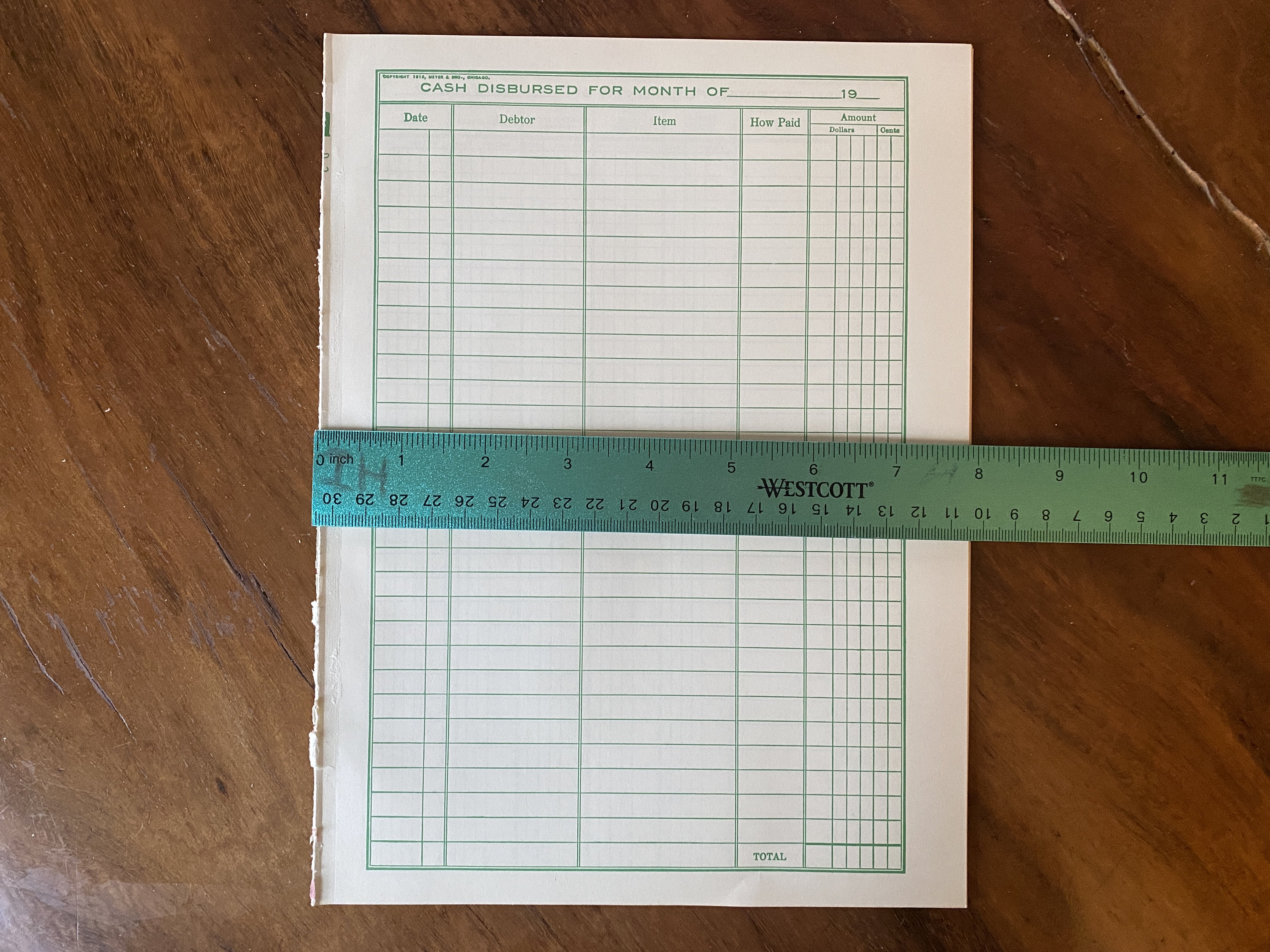 16 Vintage Ledger Accounting Spreadsheets From Church Treasurer Records ...