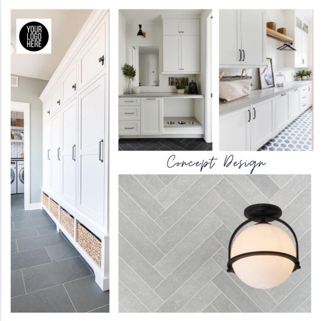 Concept Design Presentation Template for Interior Designers - Etsy