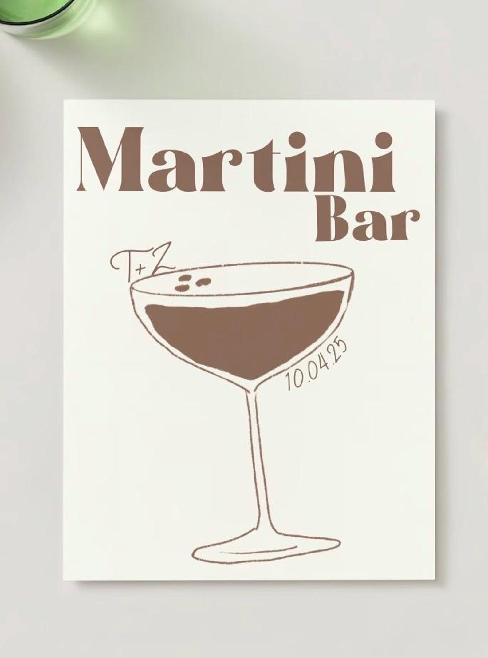 Espresso Martini Bar Sign - Etsy