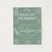 Fresh off the Market Bridal Shower Sign - Etsy