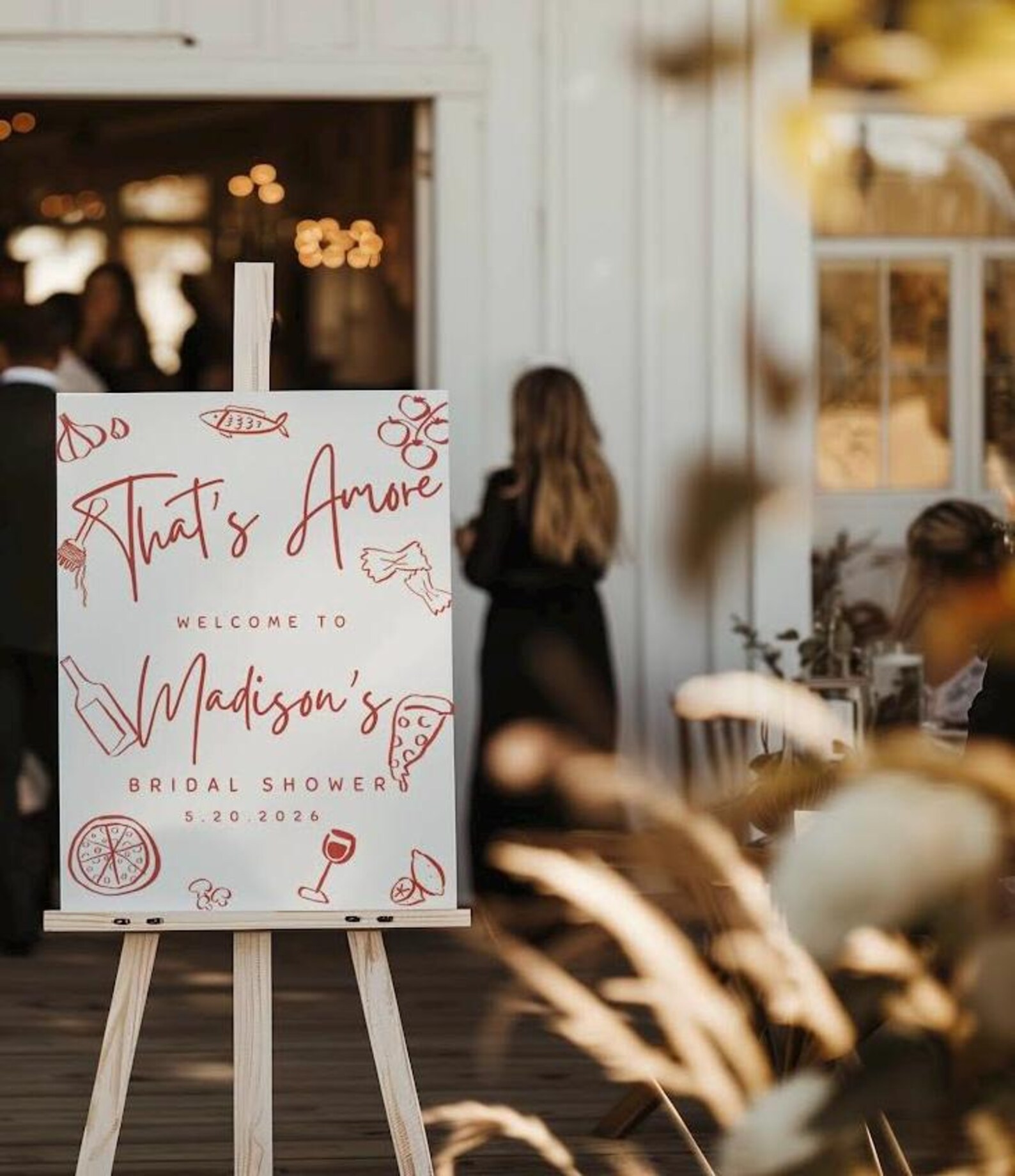 That’s Amore Bridal Shower Sign - Etsy
