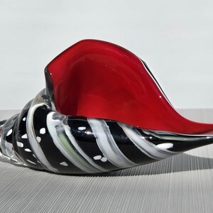 Murano Glass Shell Figurine. Hand-made Murano Glass in Venetian Style ...