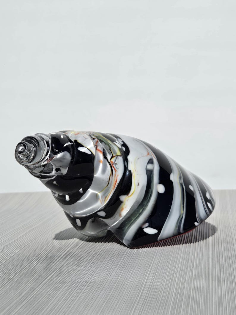 Murano Glass Shell Figurine. Hand-made Murano Glass in Venetian Style ...