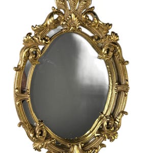 Antique Gold Mirror Decorated Frame Baroque - Vintage Gold Mirror in ...