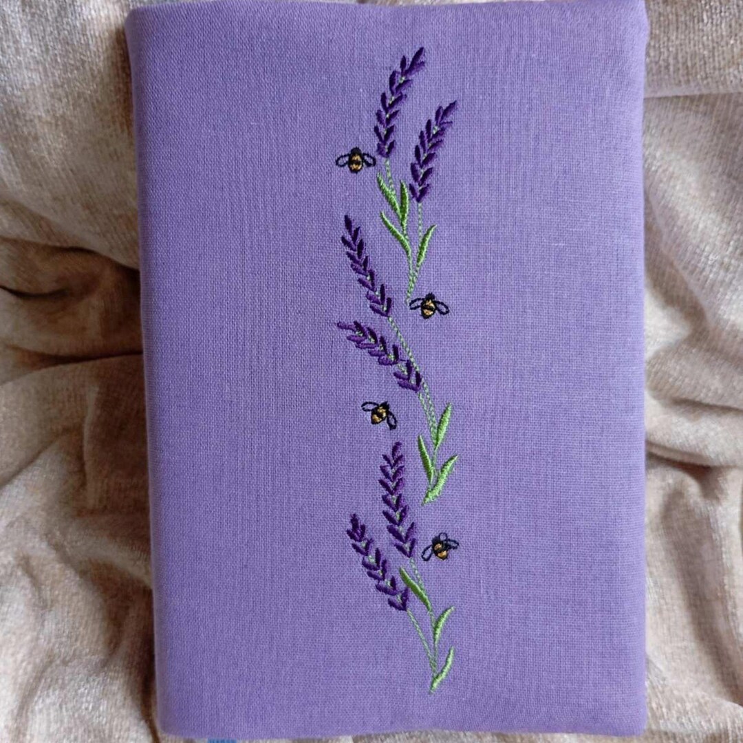 A5 Journal Cover Linen Embroidery | Personalized Notebook Planner - Etsy