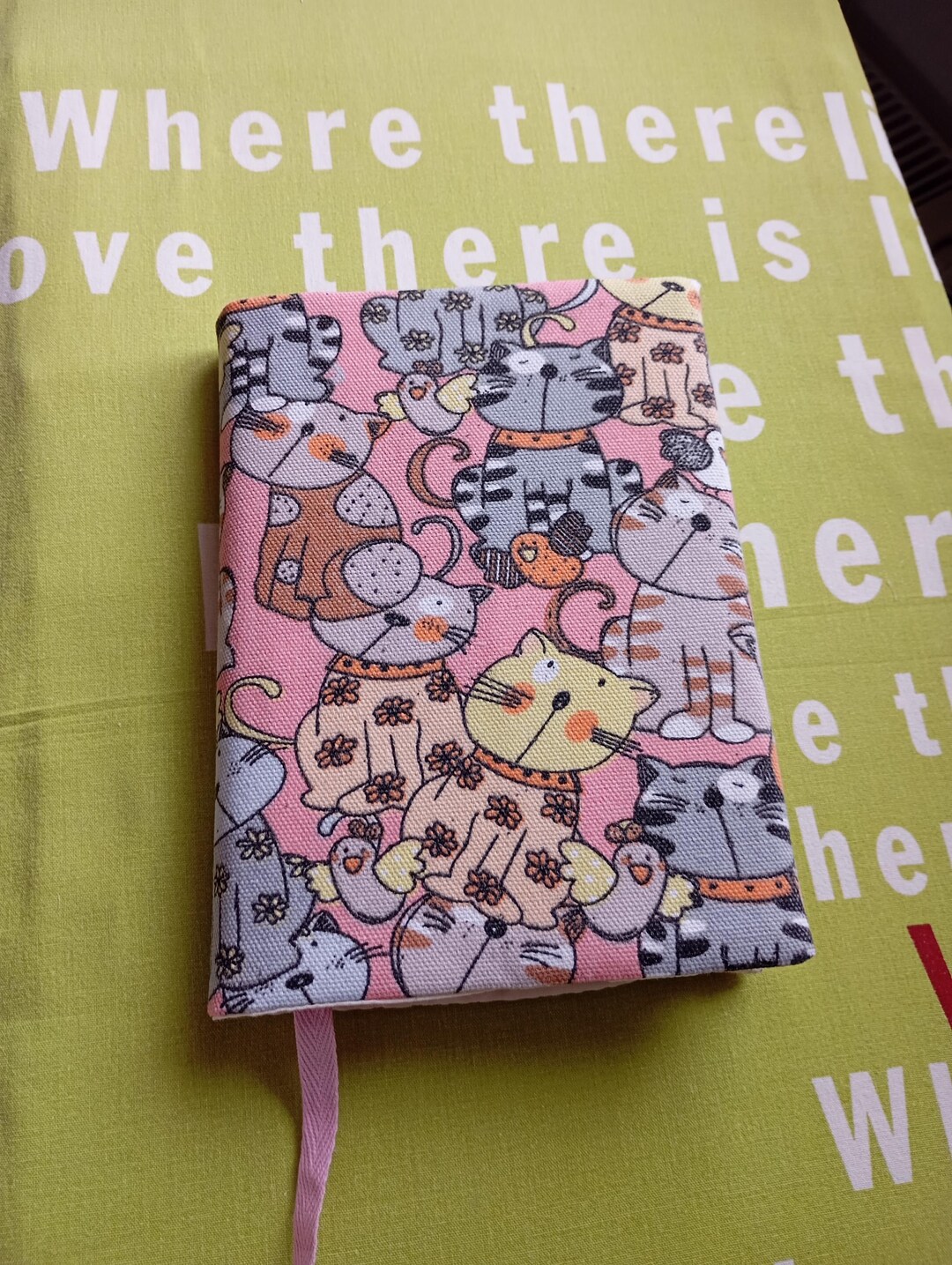 A5 Notebook Cover, A5 Binder, Bible Cover, A5 Planner Cover, Linen ...