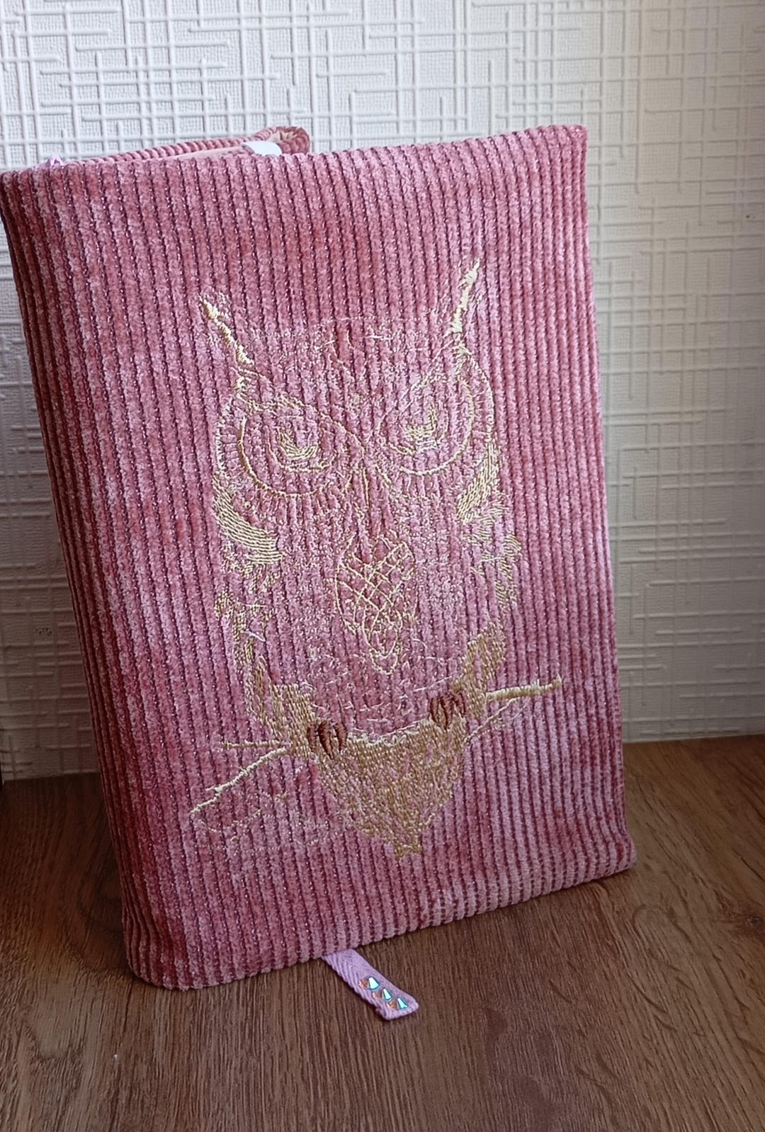 Embroidered Fabric A5 Notebook Cover: Handmade Travel Journal - Etsy