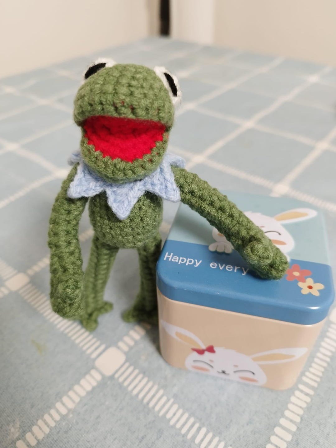Handmade Crochet Frog, Kermit the Frog, Muppet - Etsy