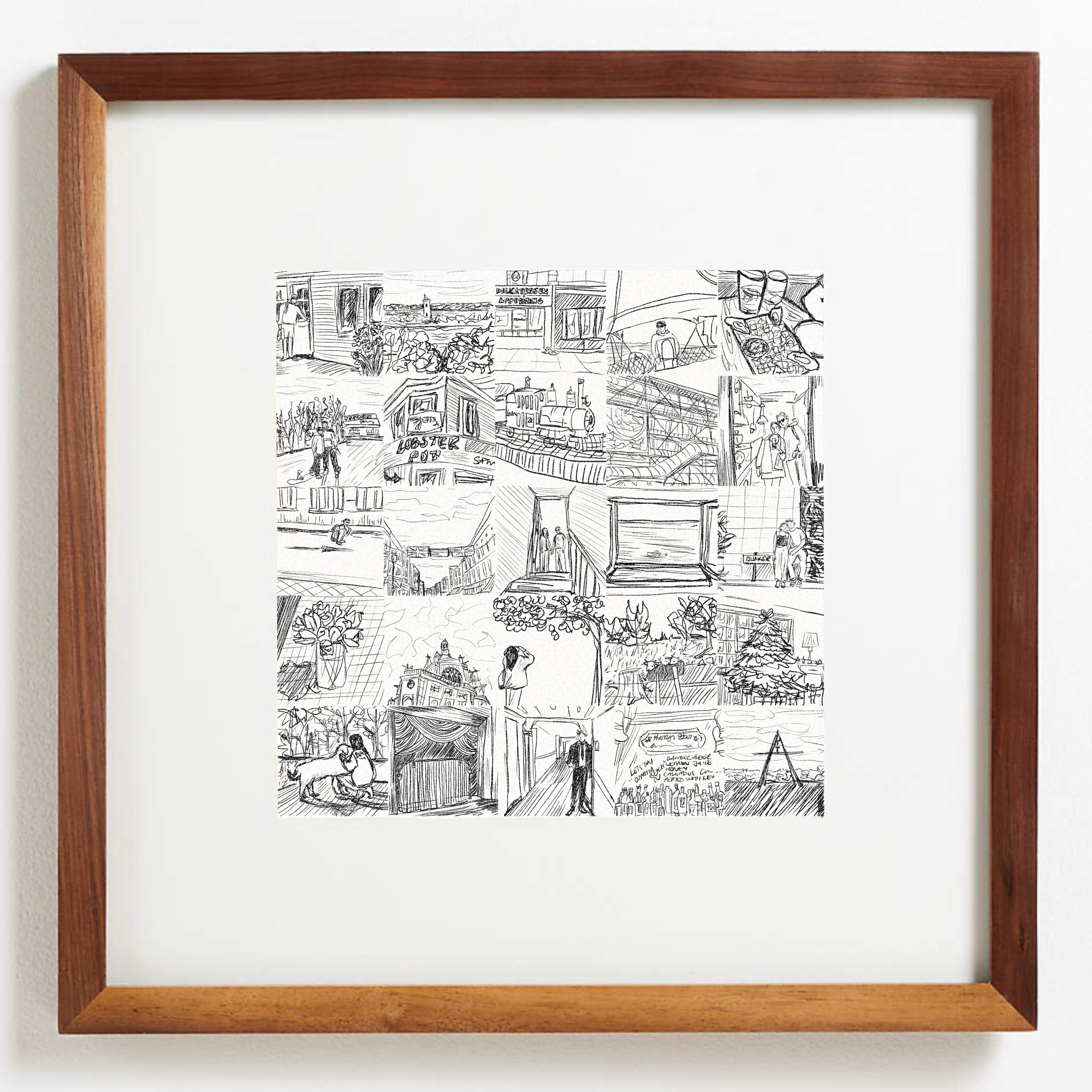 Custom Photo Memory Illustration Collage - Unique Gift Ideas - Etsy