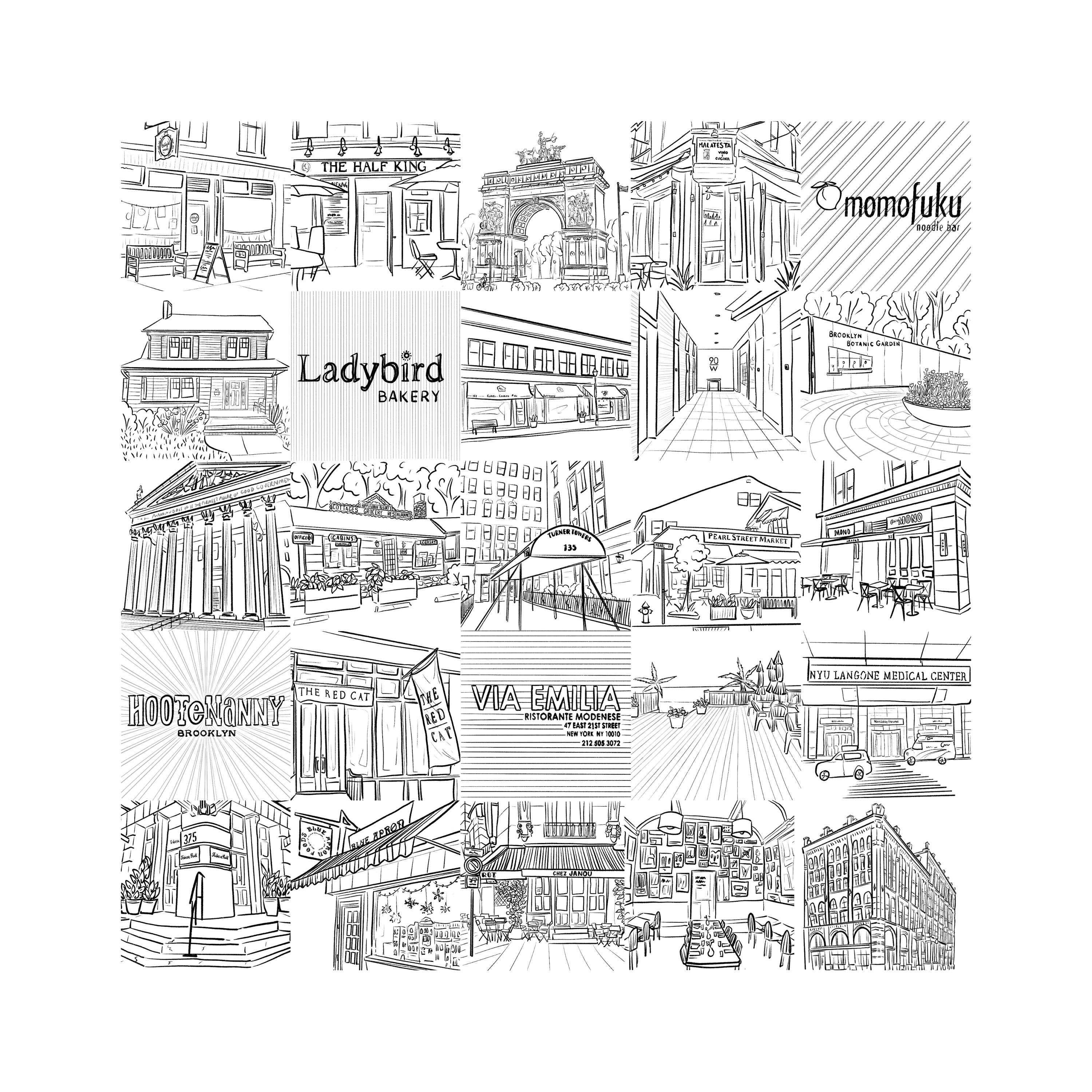 Custom Photo Memory Illustration Collage - Unique Gift Ideas - Etsy