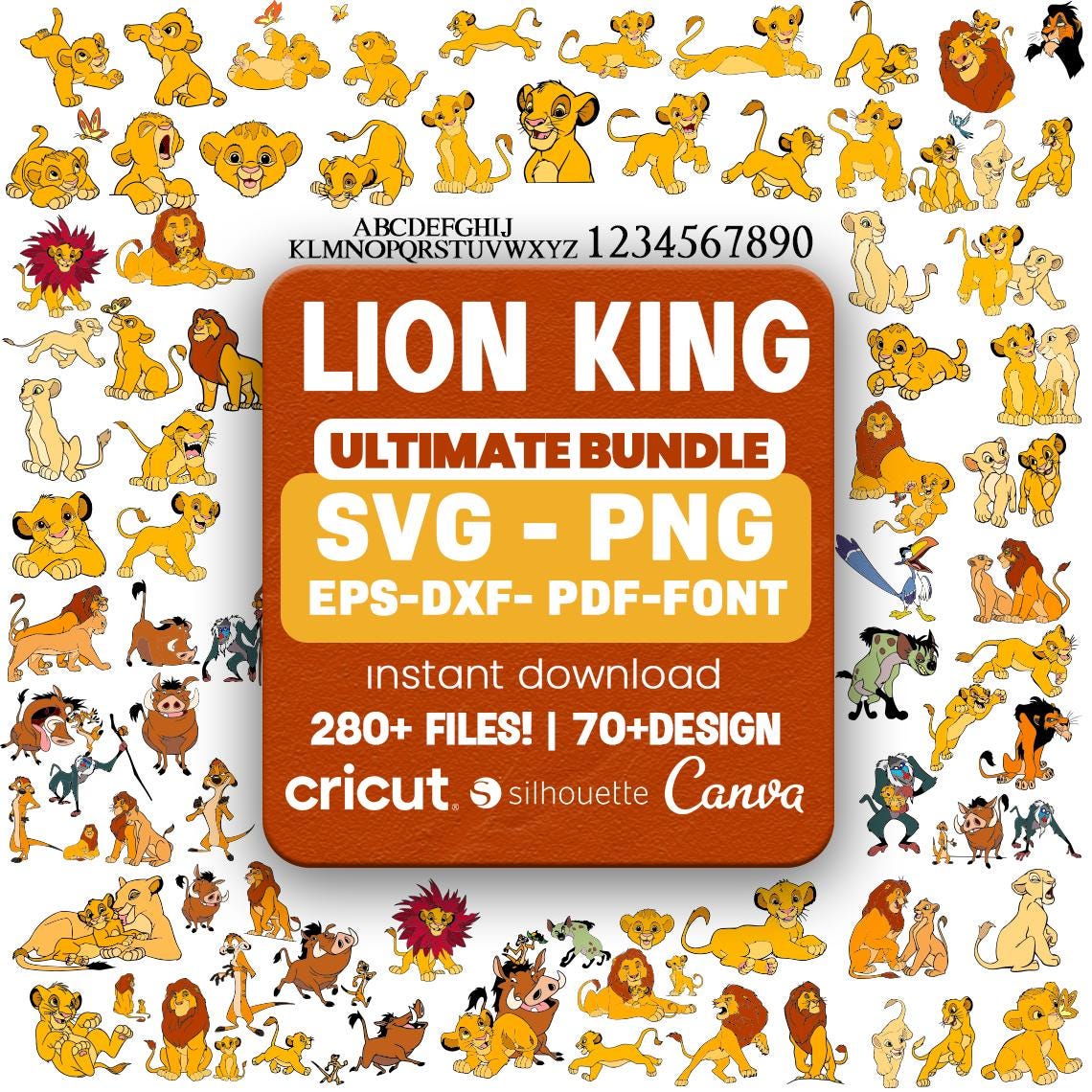 The Lion King Svg Bundle, Lion King Png / Clipart, Hakuna Matata Svg ...