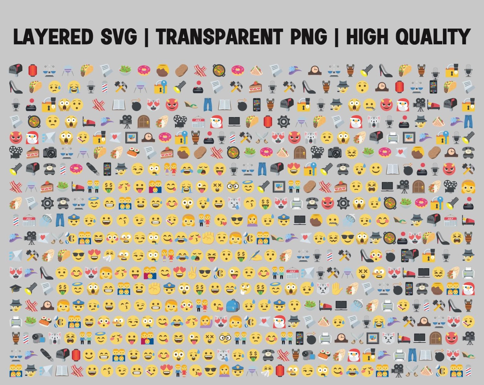 Emoji Svg Mega, High Quality Emoji PNG, Face Emoji Svg, Emoji Clipart / Stickers, Cricut ...