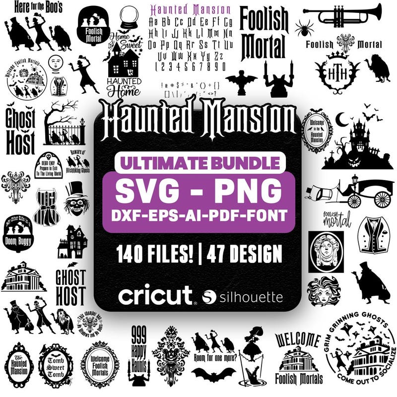 Haunted Mansion Svg - Etsy
