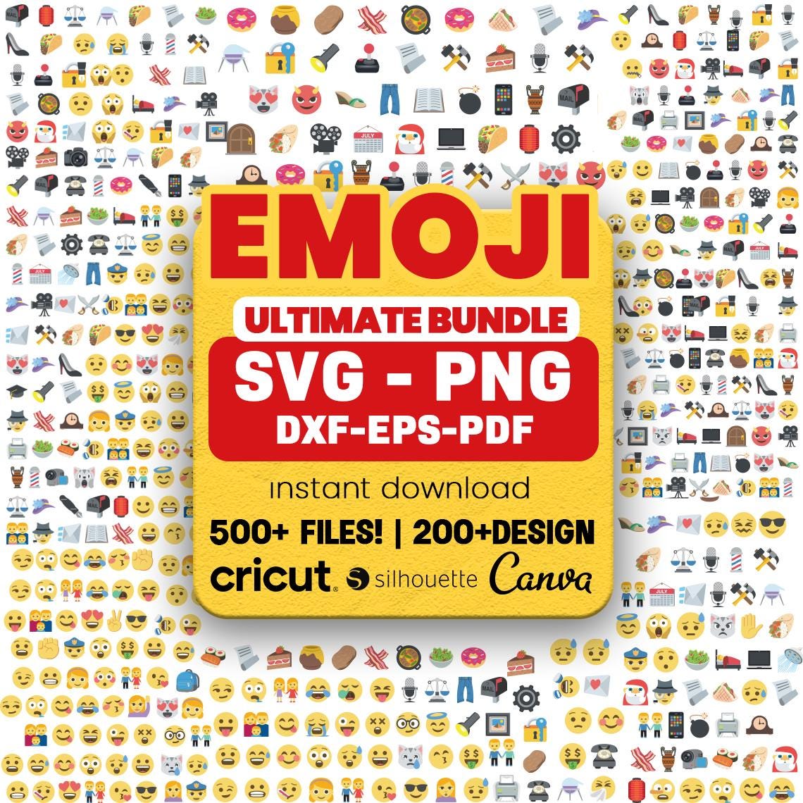 Emoji Svg Mega, High Quality Emoji PNG, Face Emoji Svg, Emoji Clipart ...