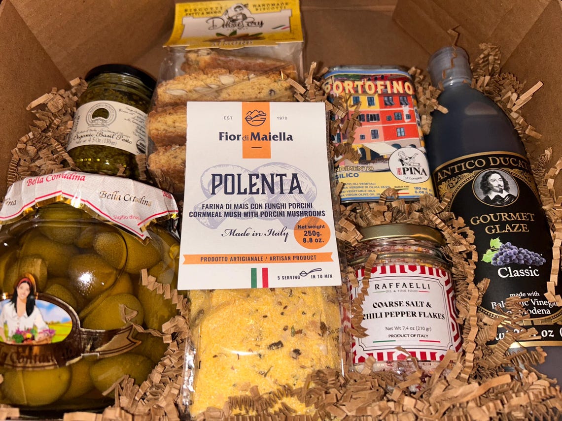 Taste of Italy Gift Box - Etsy