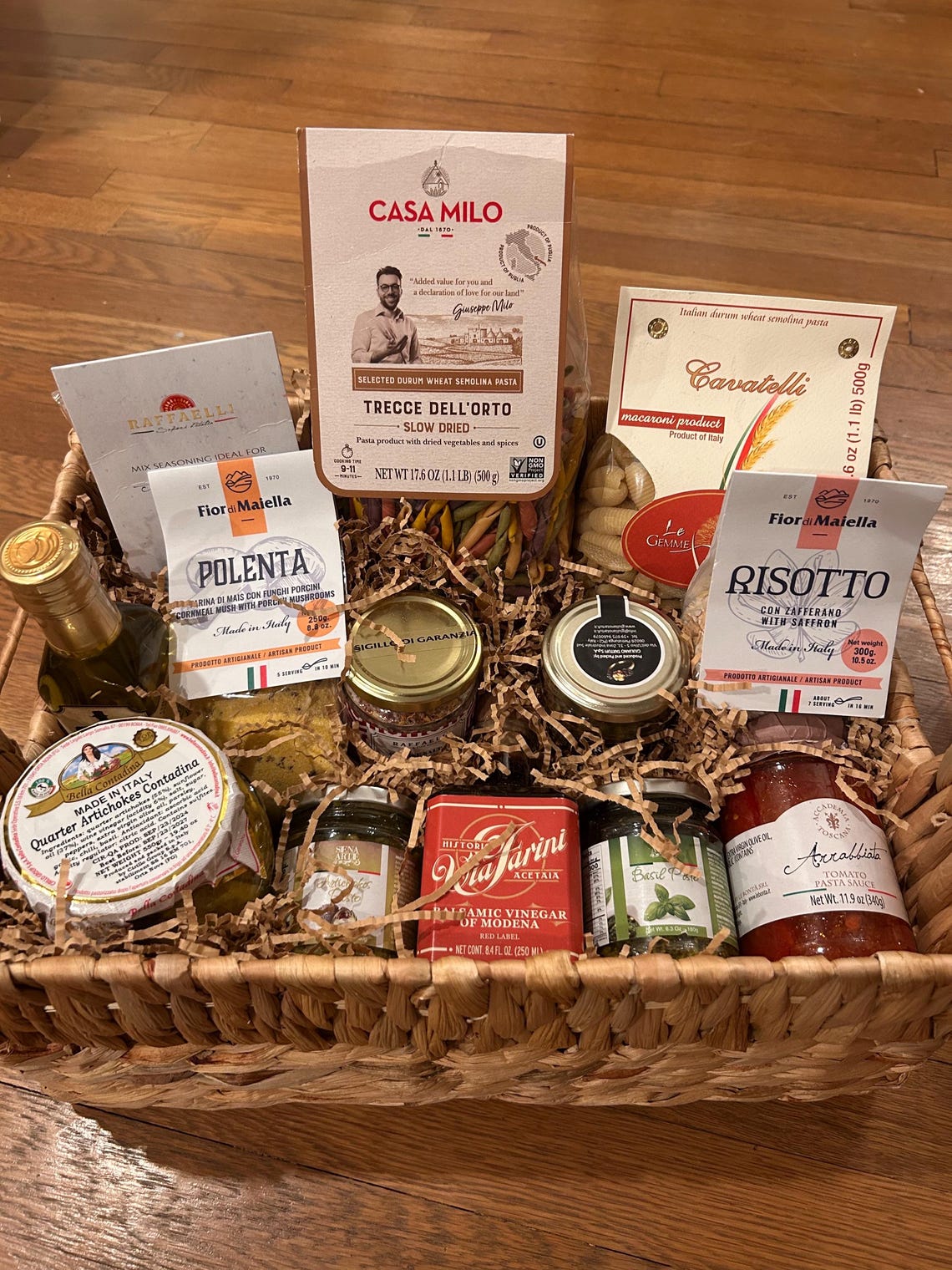 Italian Gourmet Gift Basket - Etsy