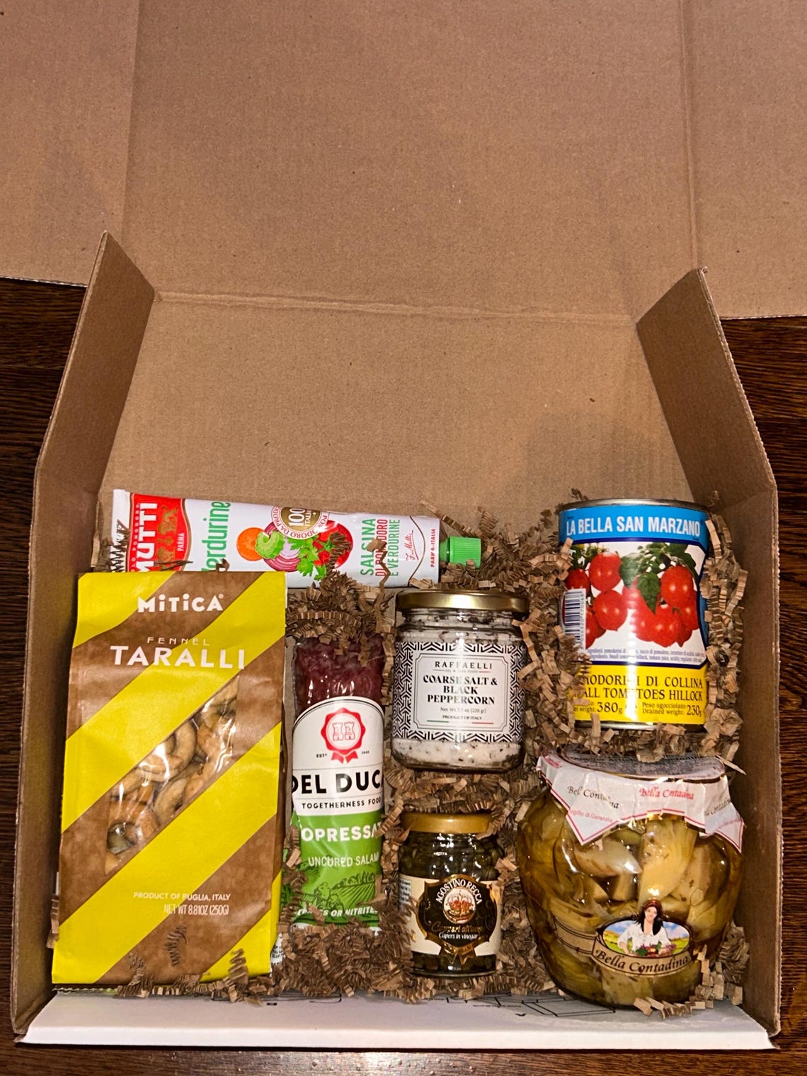 Taste of Italy Gift Box - Etsy