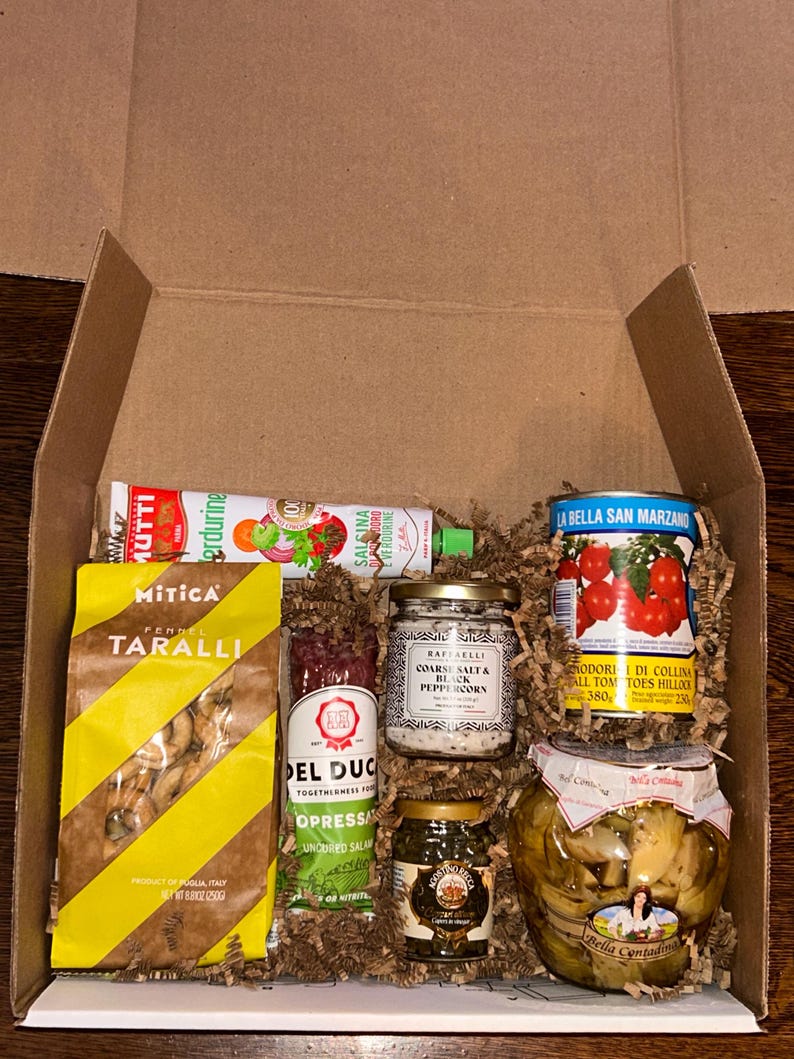 Taste of Italy Gift Box - Etsy
