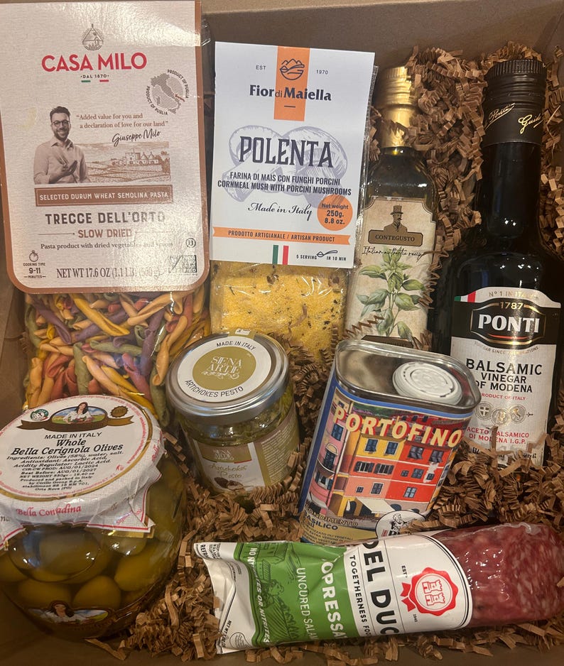 Taste of Italy Gift Box - Etsy