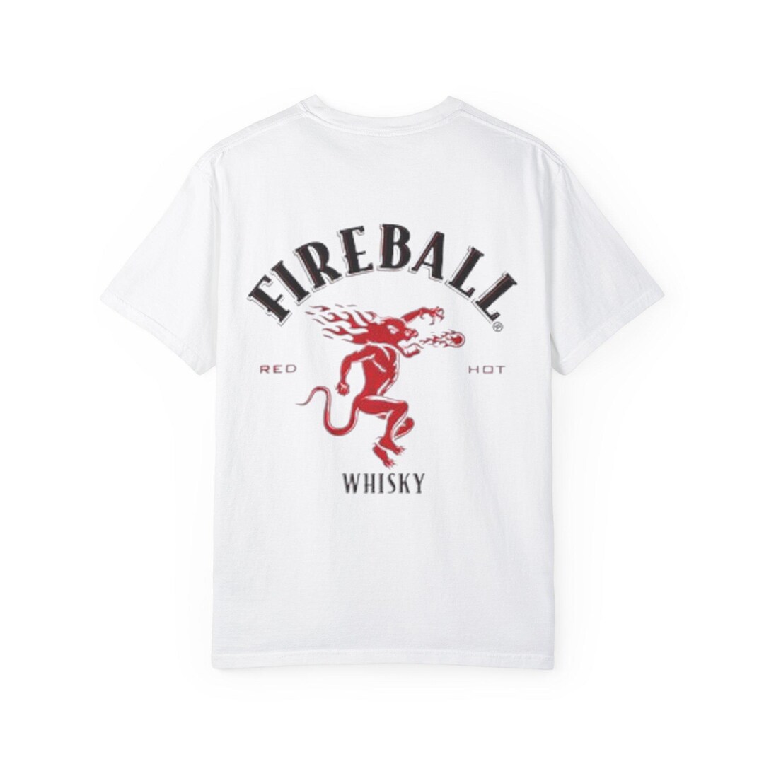 Fireball Whiskey T-shirt - Etsy