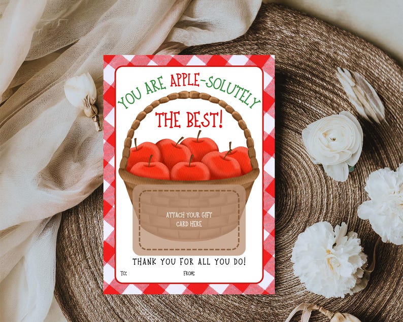Printable Appreciation Gift Card Holder. Instant Download and Print ...