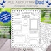 Printable All About My Dad Interview. Dada, Daddy, Papa & Grandpa ...