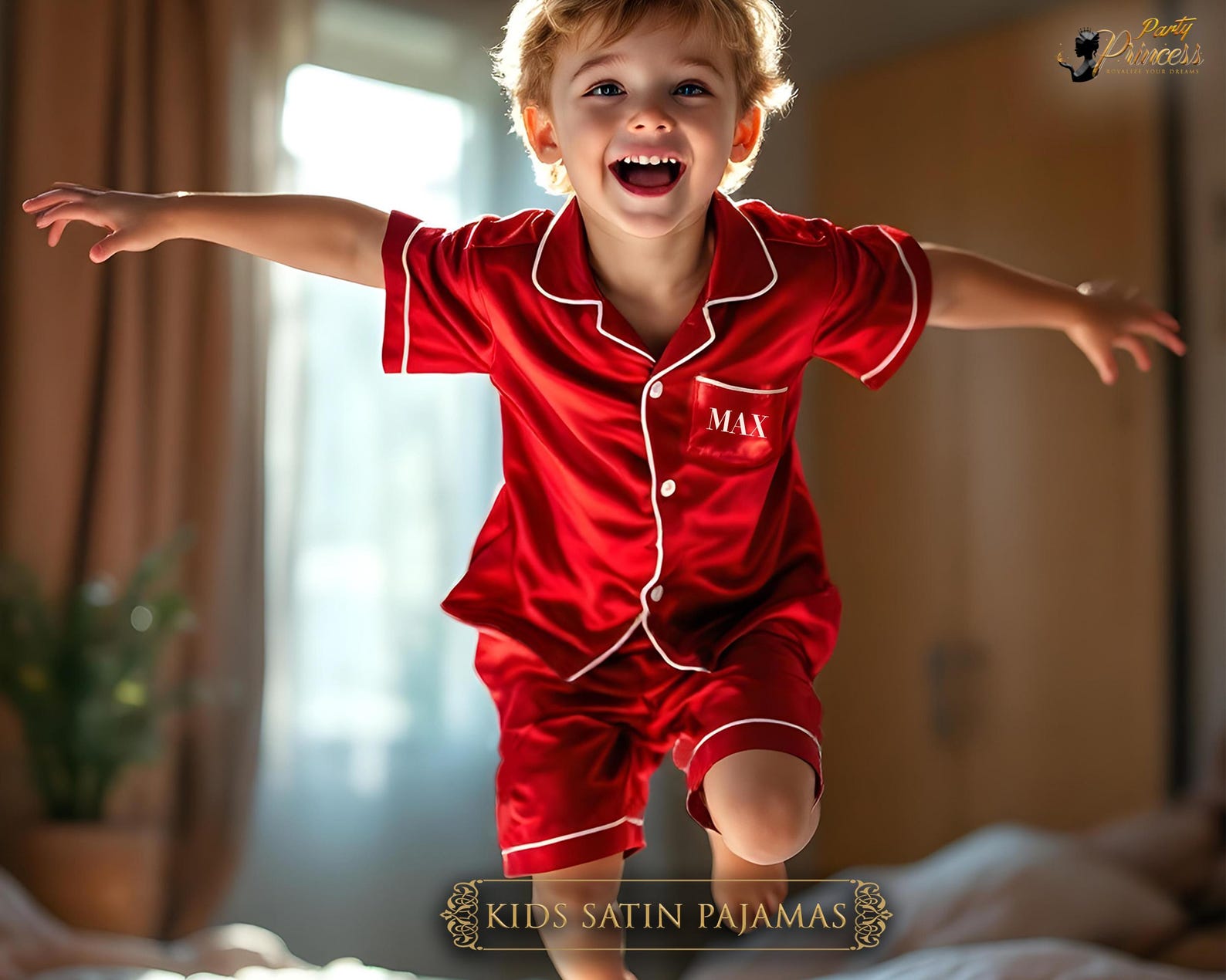 Custom Kids Pajamas Set | Flower Girl Pajamas | Junior Bridesmaid ...