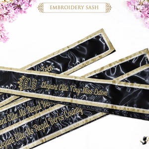 Embroidery Sash | Custom Graduation Sash | Personalized Sash | Your ...