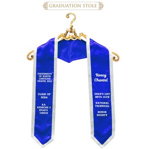 Your Text Sash Custom Nursing Sash Custom Graduation Stoles Graduation ...