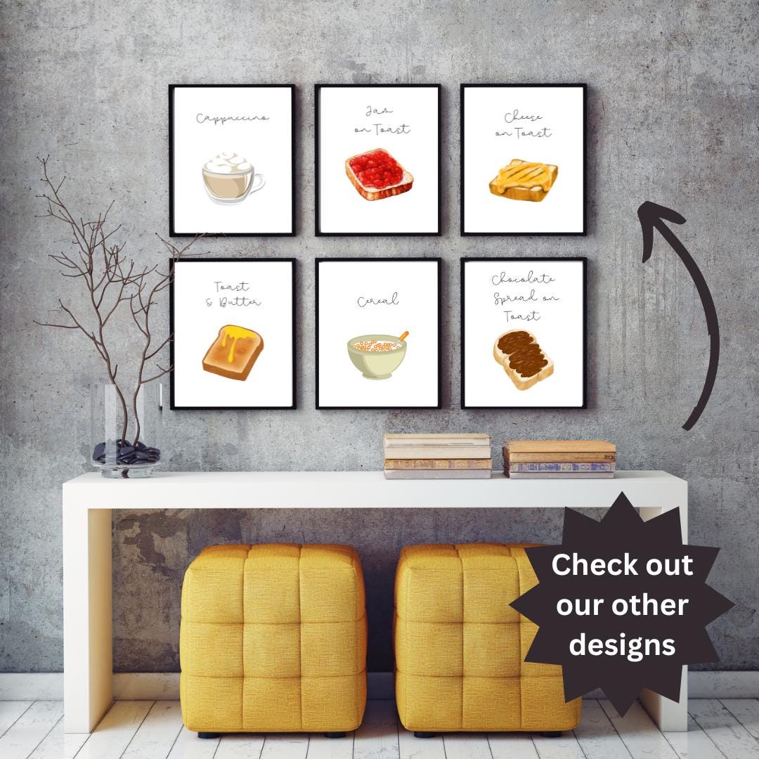 GINGER (printable Artwork) for Kitchen / Cafe / Restaurant - Etsy