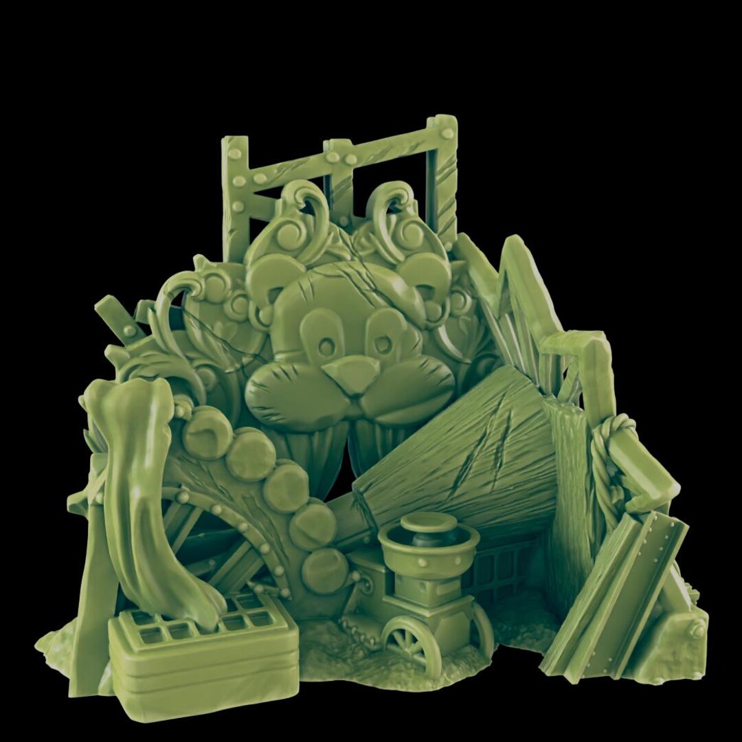 Return to the BADLANDS Theme Park Entrance D&D Warhammer Resin 28mm - Etsy